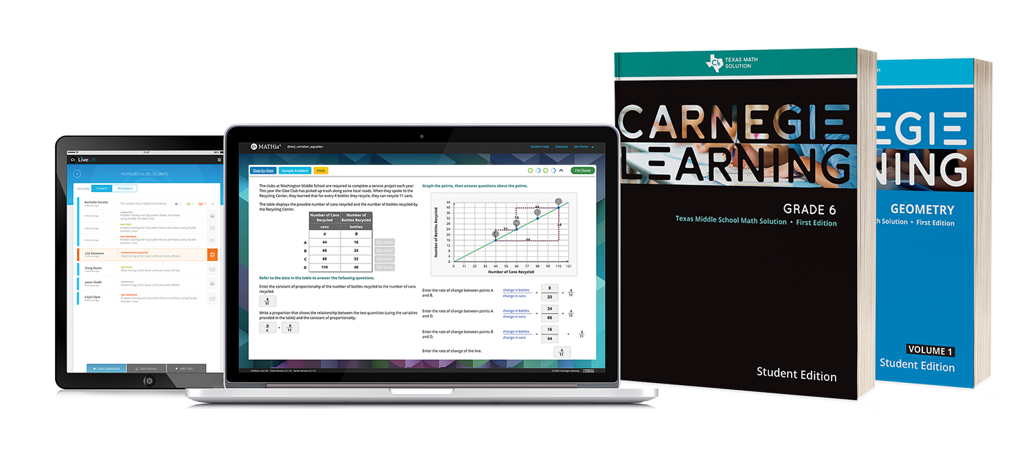 Texas Math Solution | Carnegie Learning